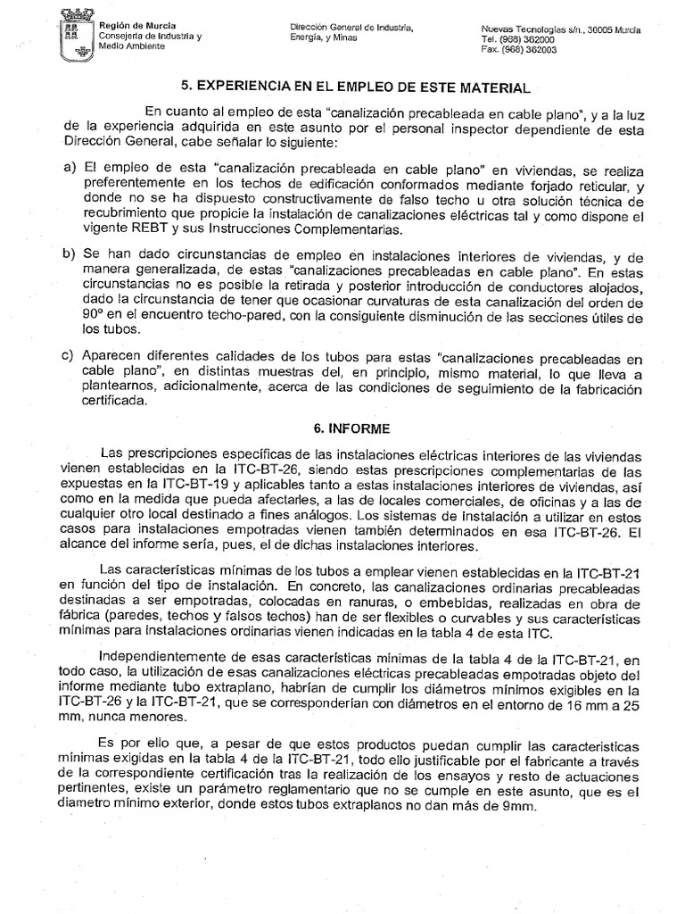 Tubo Extraplano RM - TRIPLAN.Cable Empotrado en Enlucido de Yeso PDF | PDF