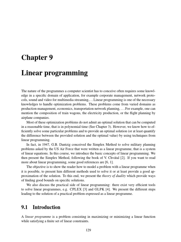 Introduction LP Duality1 PDF | PDF | Linear Programming | Mathematical Optimization