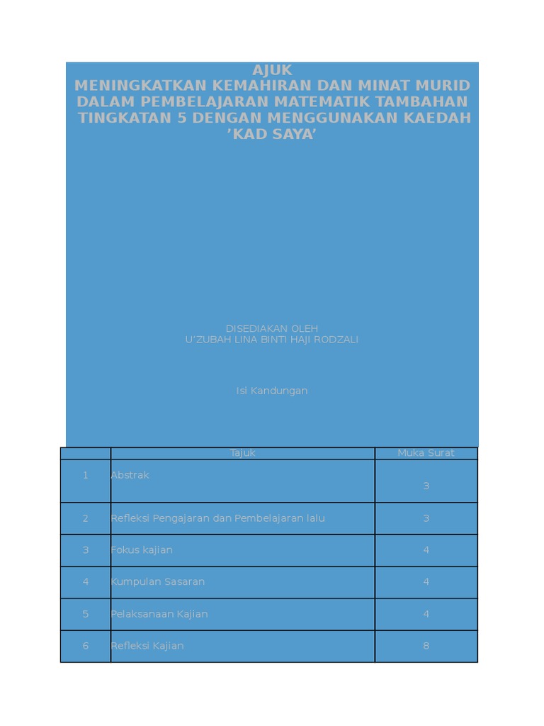 Tajuk 1 | PDF