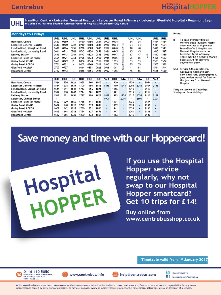 UHL Hospital Hopper 010117 | PDF