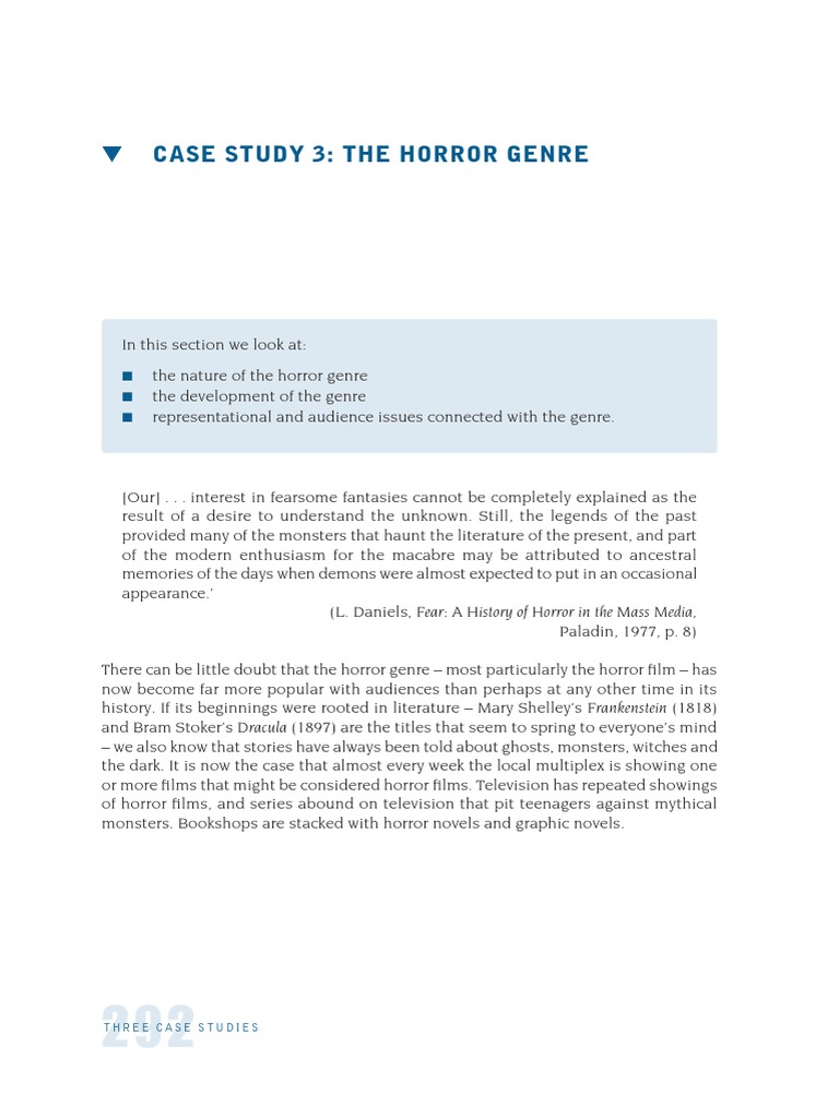 Horror PDF | PDF | Horror Films | Genre