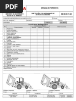 Check List Inspeccion Payloader | PDF | Fabricantes de vehículos de ...