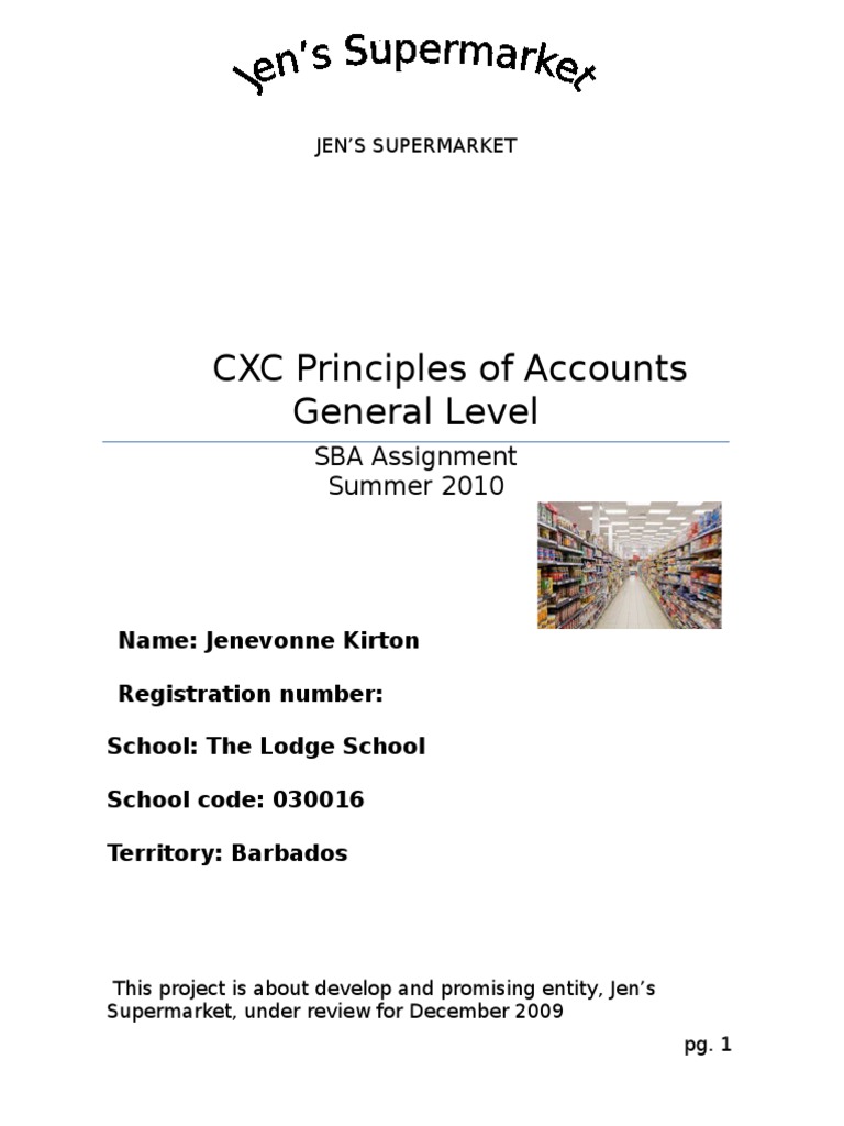 POA SBA | Debits And Credits | Discounting