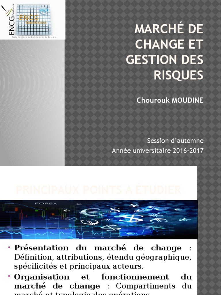 Cours Marché Des Changes | PDF | Taux de change | Forex