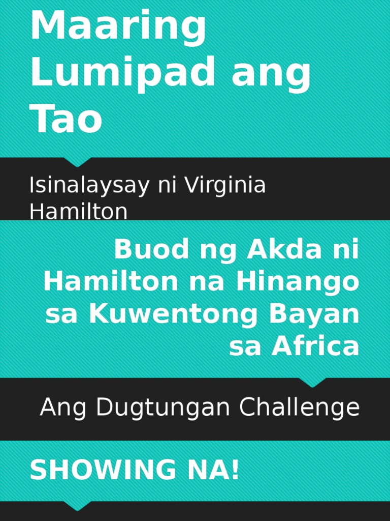 Maaring Lumipad Ang Tao | PDF
