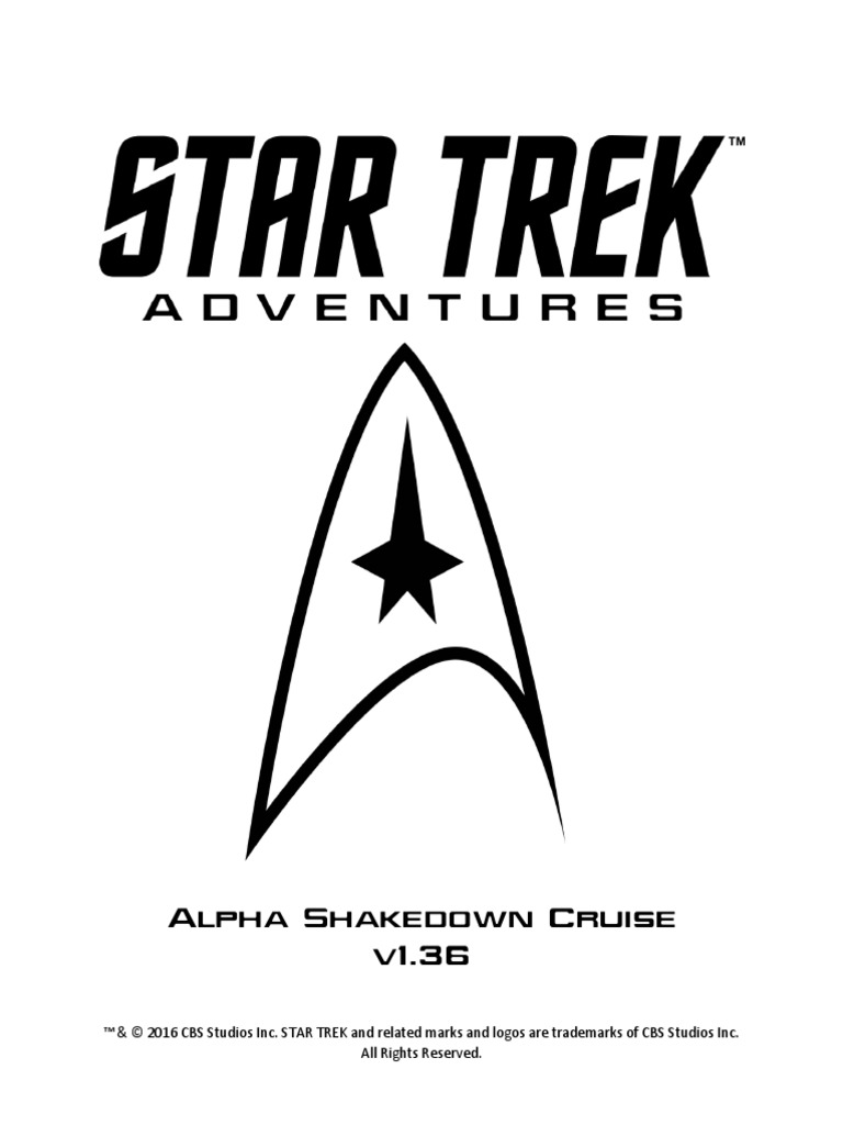 Star Trek Adventures Alpha v1.36 | PDF | Dice | Science