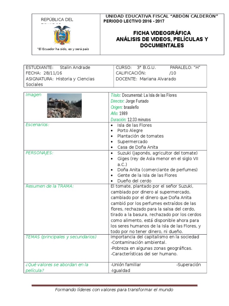 Ficha Videográfica | PDF | Pobreza | Pobreza e indigencia