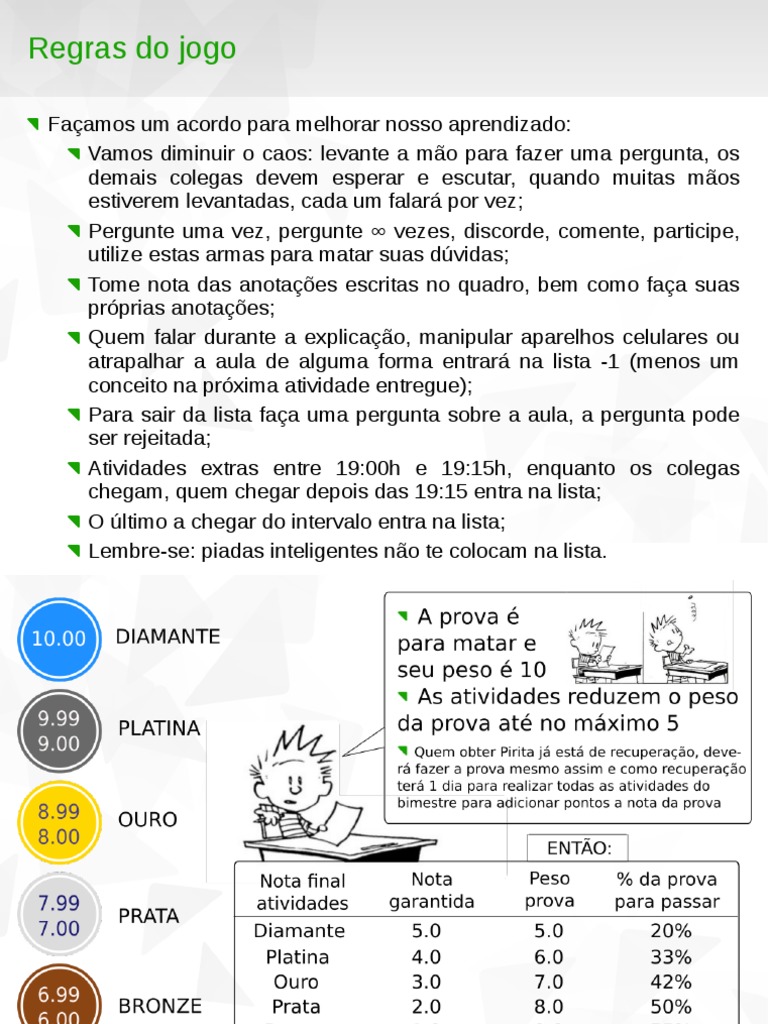 Regras Do Jogo | PDF