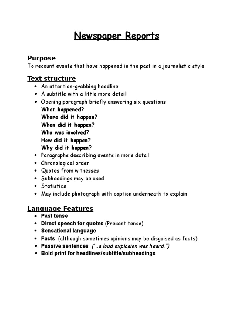 Journalistic Event Recap Guide | PDF