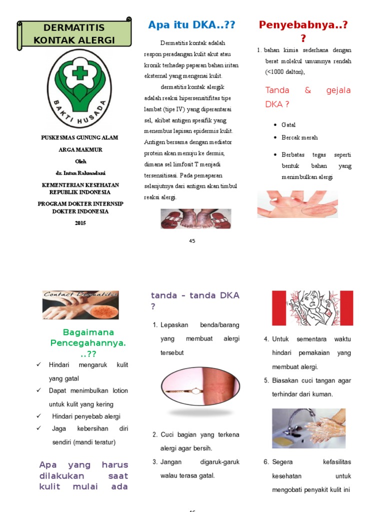 Leaflet-Dermatitis 2 | PDF
