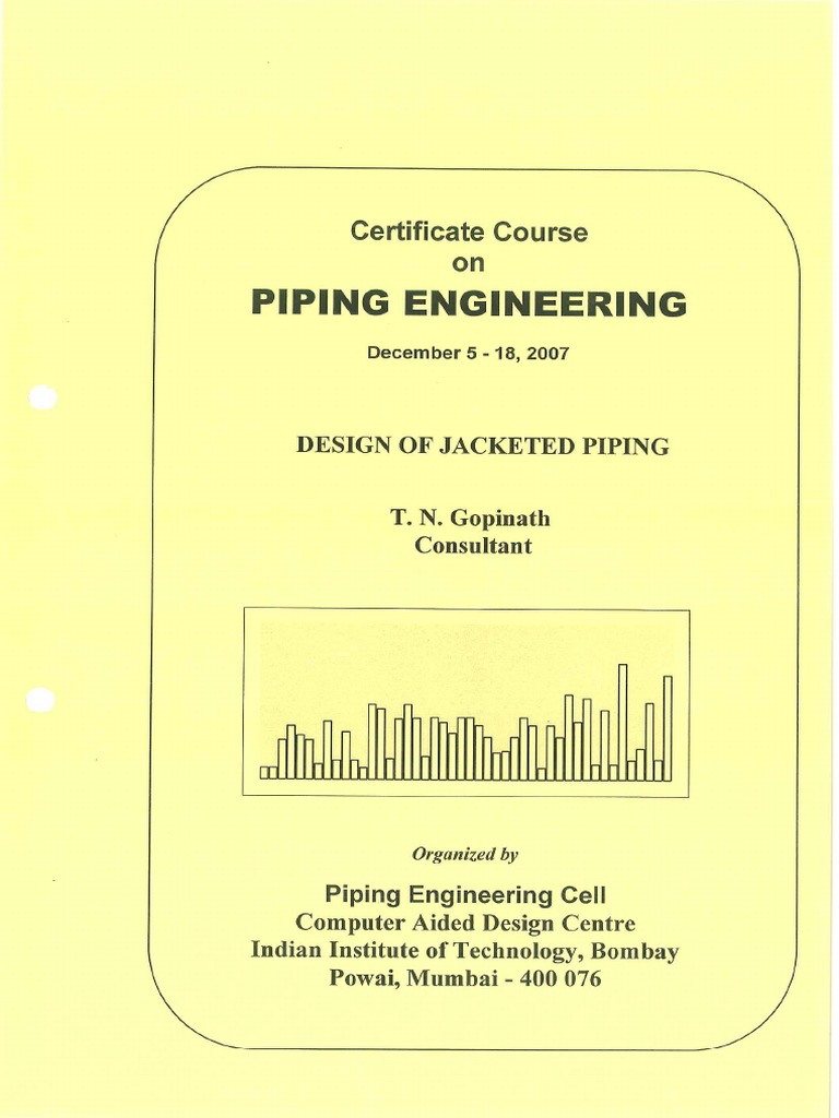 Design of Jacketed Piping | PDF