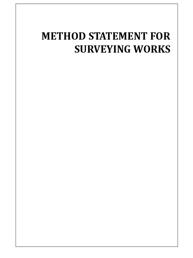Survey Methodology | PDF | Surveying | Calibration