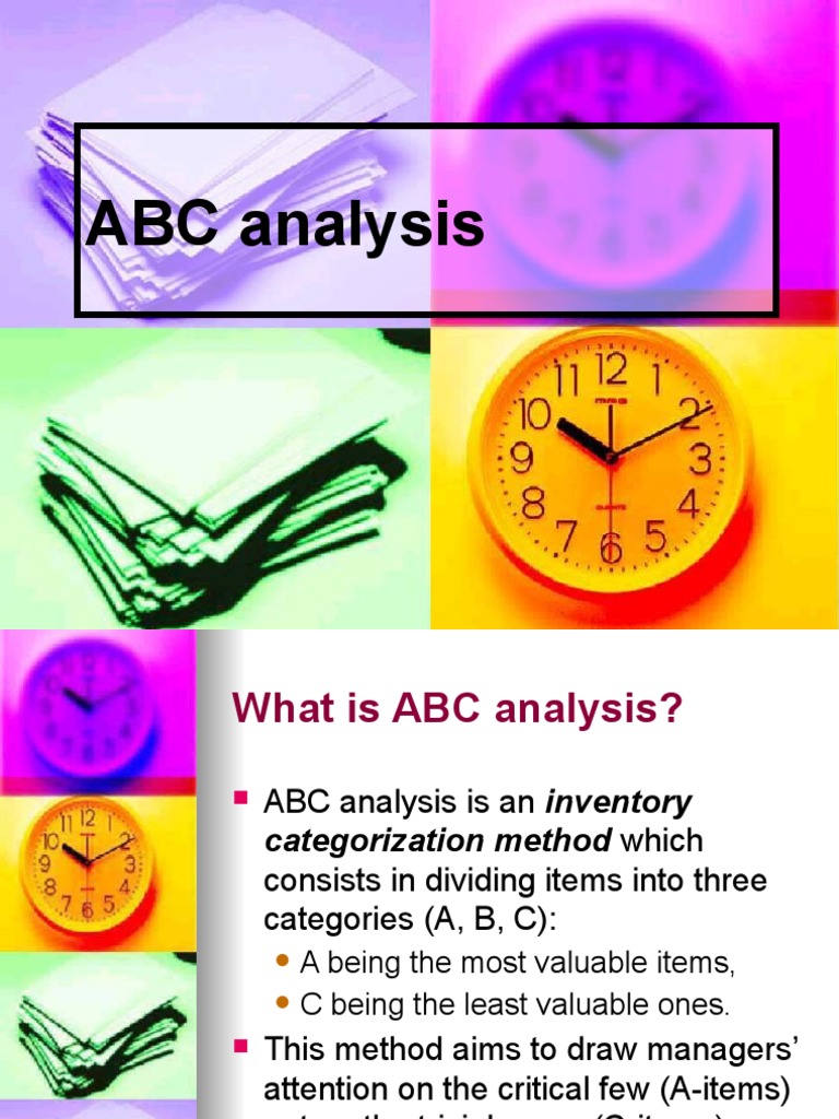 ABC Analysis1234 | PDF | Inventory | Procurement