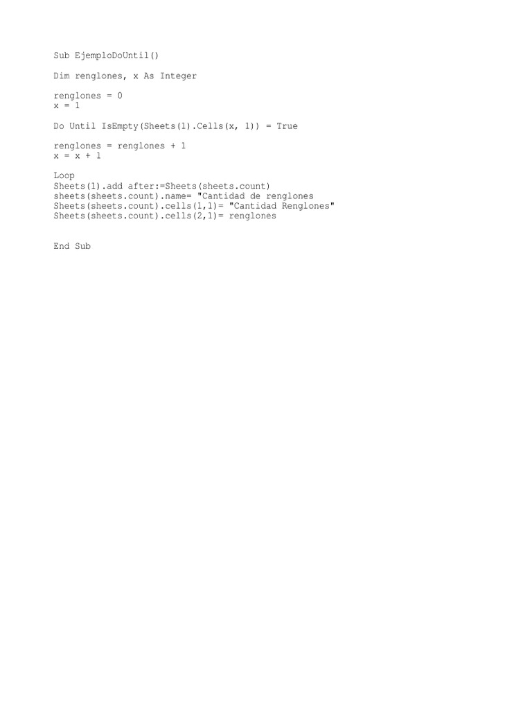 MS Excel Macro Code - Tu Primer Add in | PDF