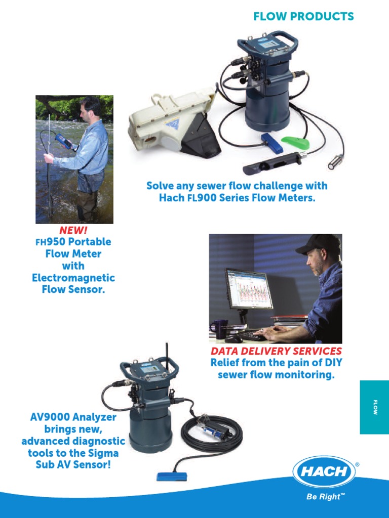 HachFlow Selection Guide | PDF | Sensor | Flow Measurement