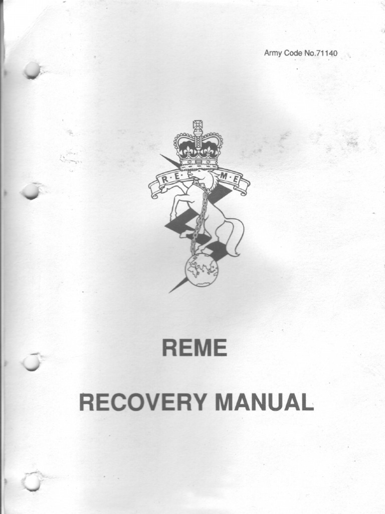 REME Recovery Manual | PDF | Trailer (Vehicle) | Semi Trailer Truck