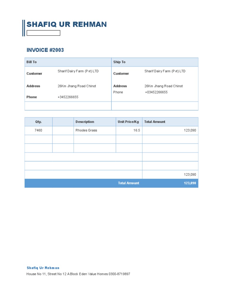 Corrected Invoice 2 | PDF