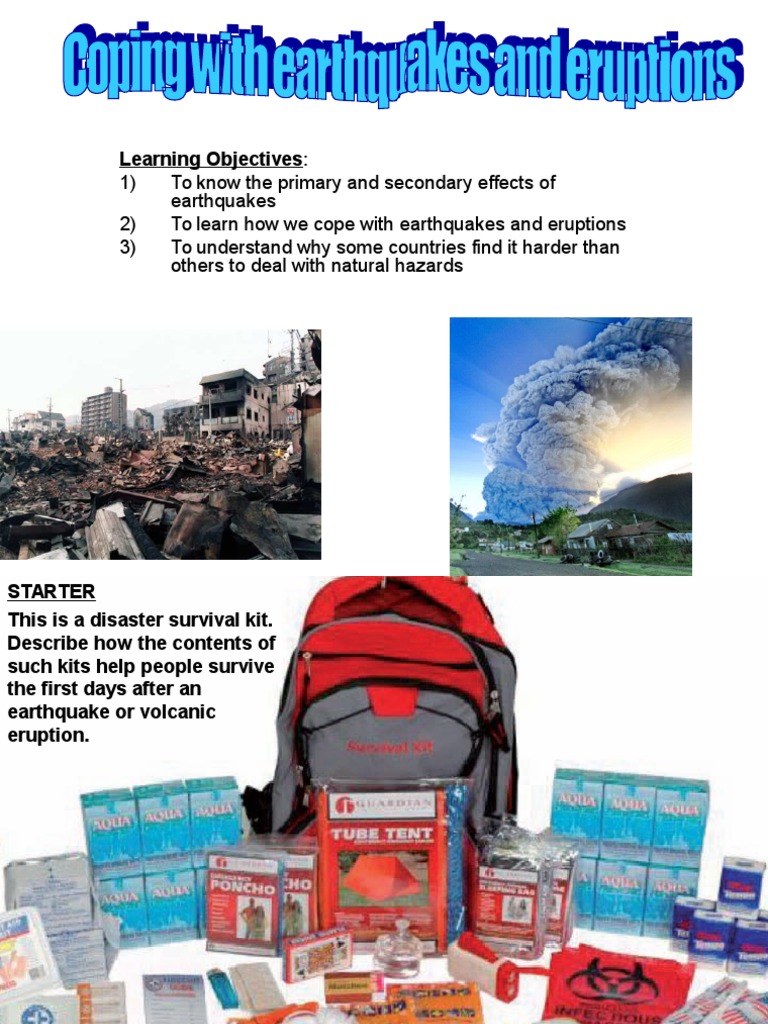 Primary and Secondary Effects of Earthquakes | PDF