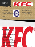 KFC Objectives | PDF | Fast Food Restaurants | Business Economics