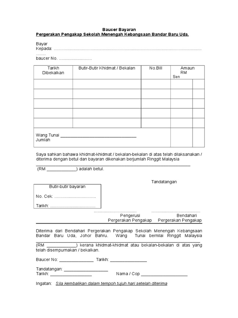 Baucer Bayaran | PDF