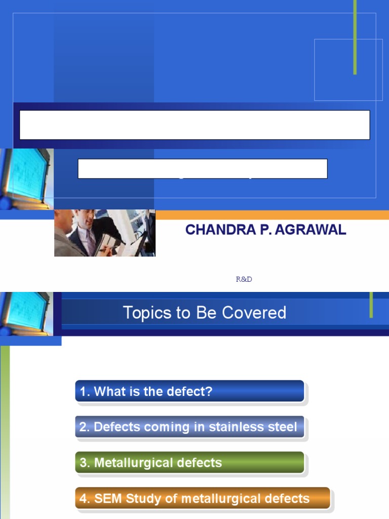 Defects in Stainless Steel Overview | PDF | Rolling (Metalworking) | Boron