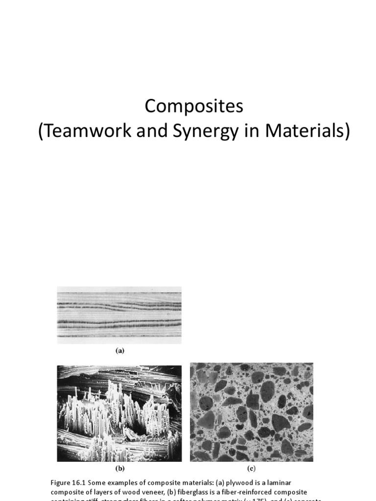 Composites (Teamwork and Synergy in Materials) | PDF | Composite ...