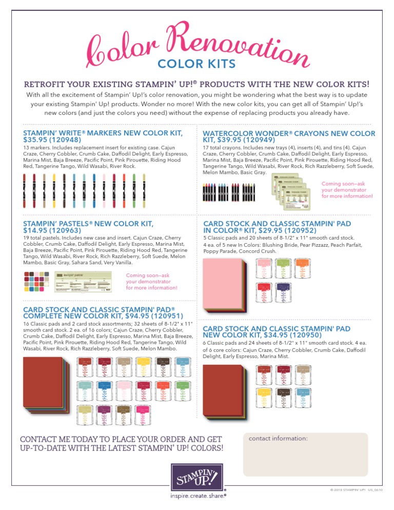 Color Renovation Kits Flyer | PDF