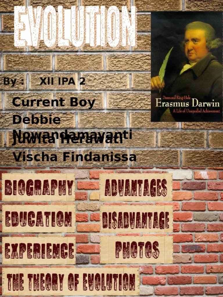 TEORI EVOLUSI ERASMUS DARWIN | PDF