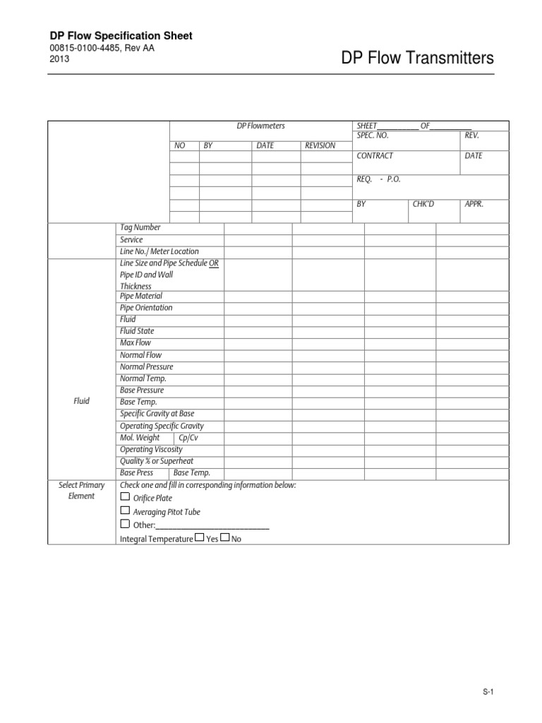 Data Sheet - Rosemount - DP Flow | PDF | Flow Measurement | Continuum ...