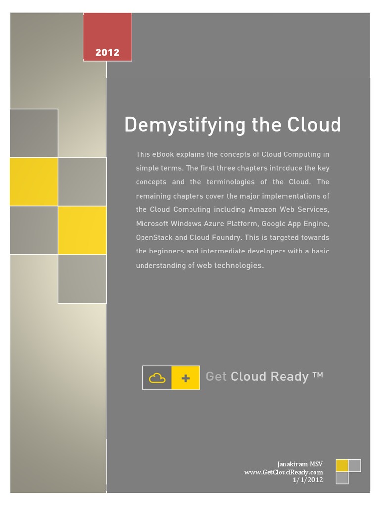 Demystifying The Cloud PDF | PDF | Platform As A Service | Cloud Computing