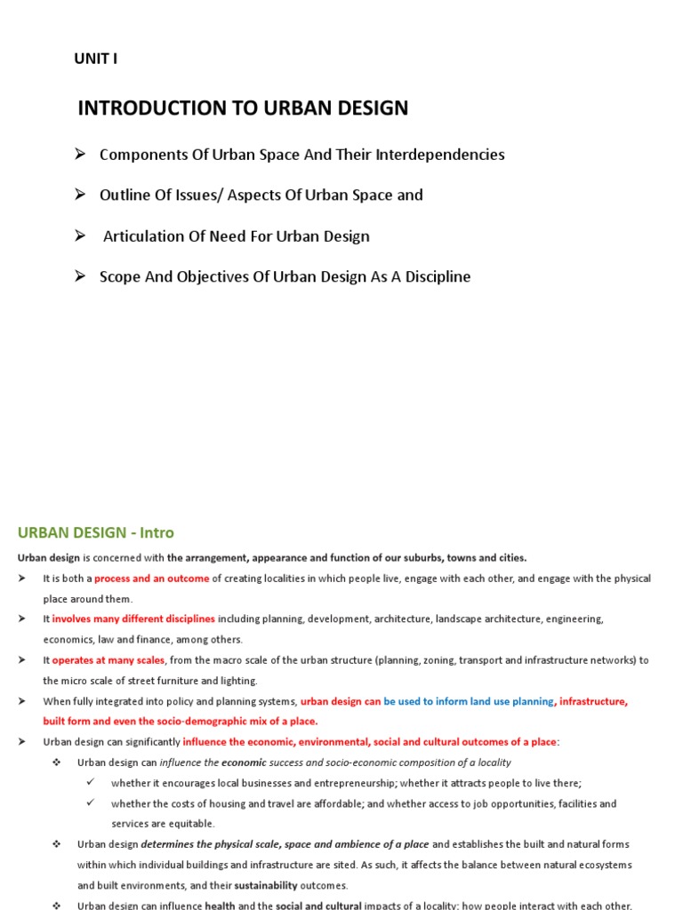 Intro | PDF | Urban Design | Landscape