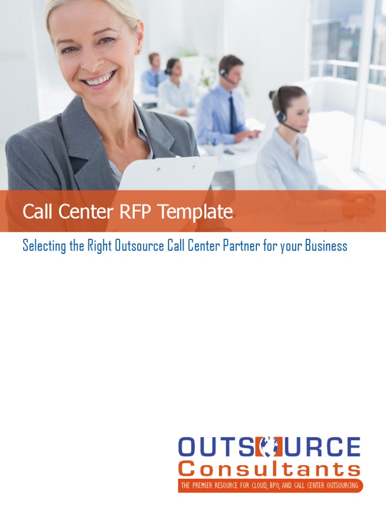 Call Center RFP Template Guide | PDF | Call Centre | Outsourcing