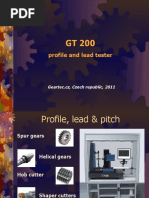 Gear Inspection and Deviation Analysis | PDF | Helix | Gear