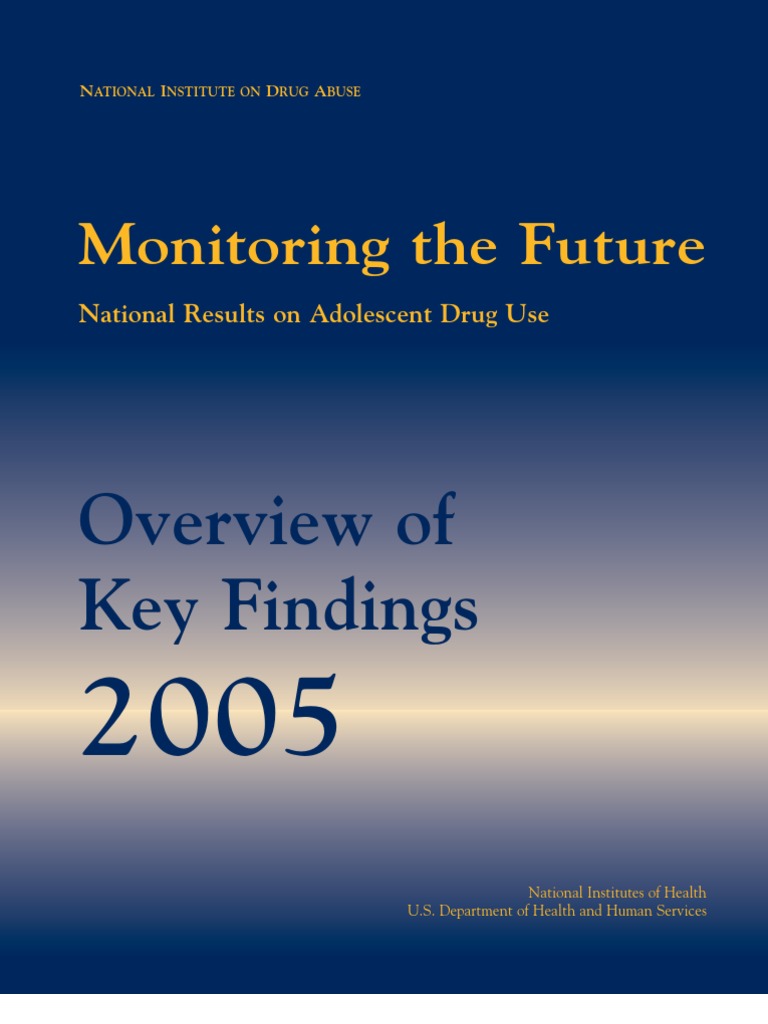 Monitoring The Future: Overview of Key Findings | PDF | Tobacco Smoking ...