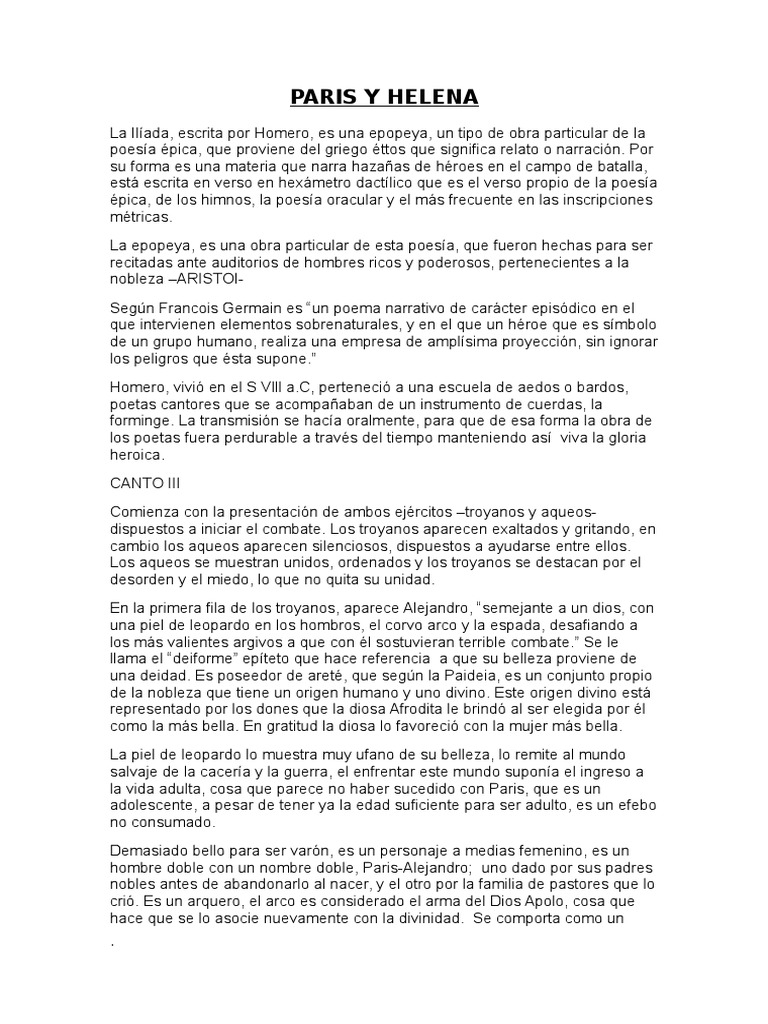 Paris y Helena | Helena de Troya | París (mitología)