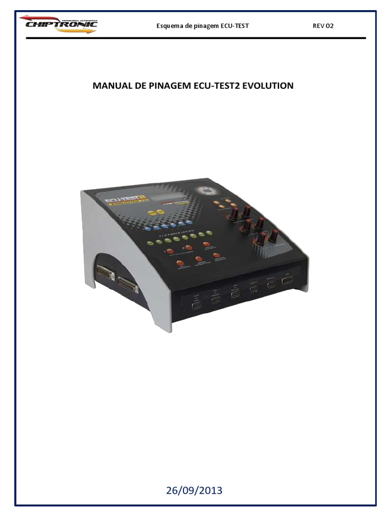 Esquema de Pinagem ECU-TEST REV 02 MANUAL DE PINAGEM ECU-TEST2 ...