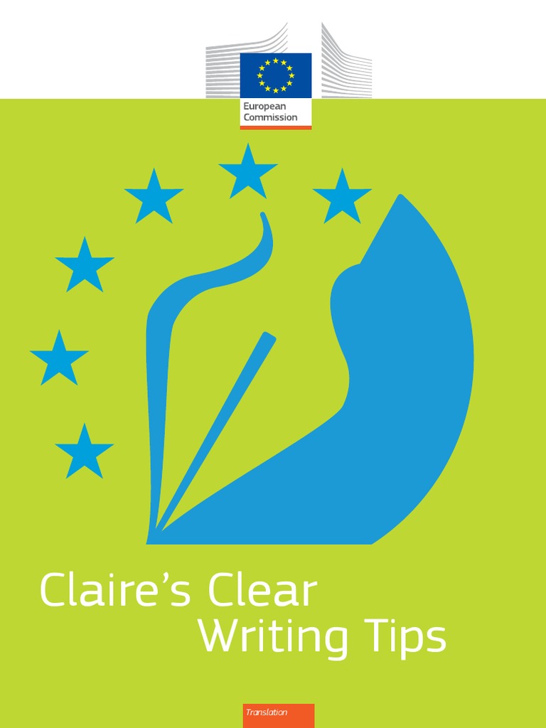 European Commission Clear Writing Tips | PDF | Member State Of The ...