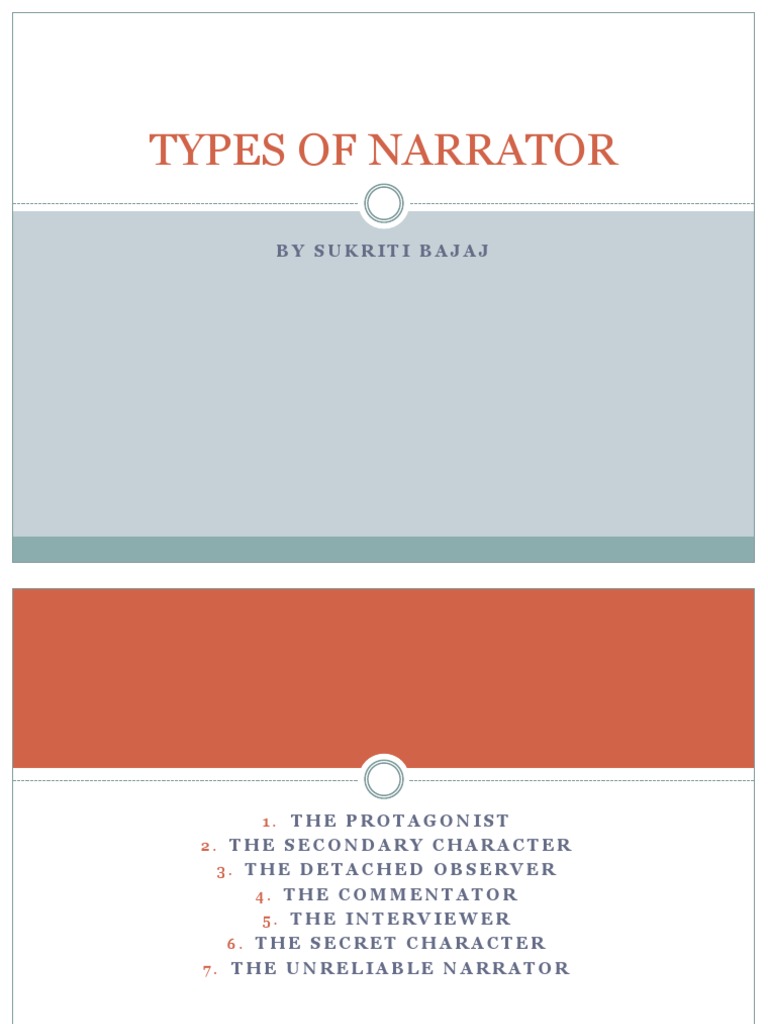 Types of Narrator | PDF