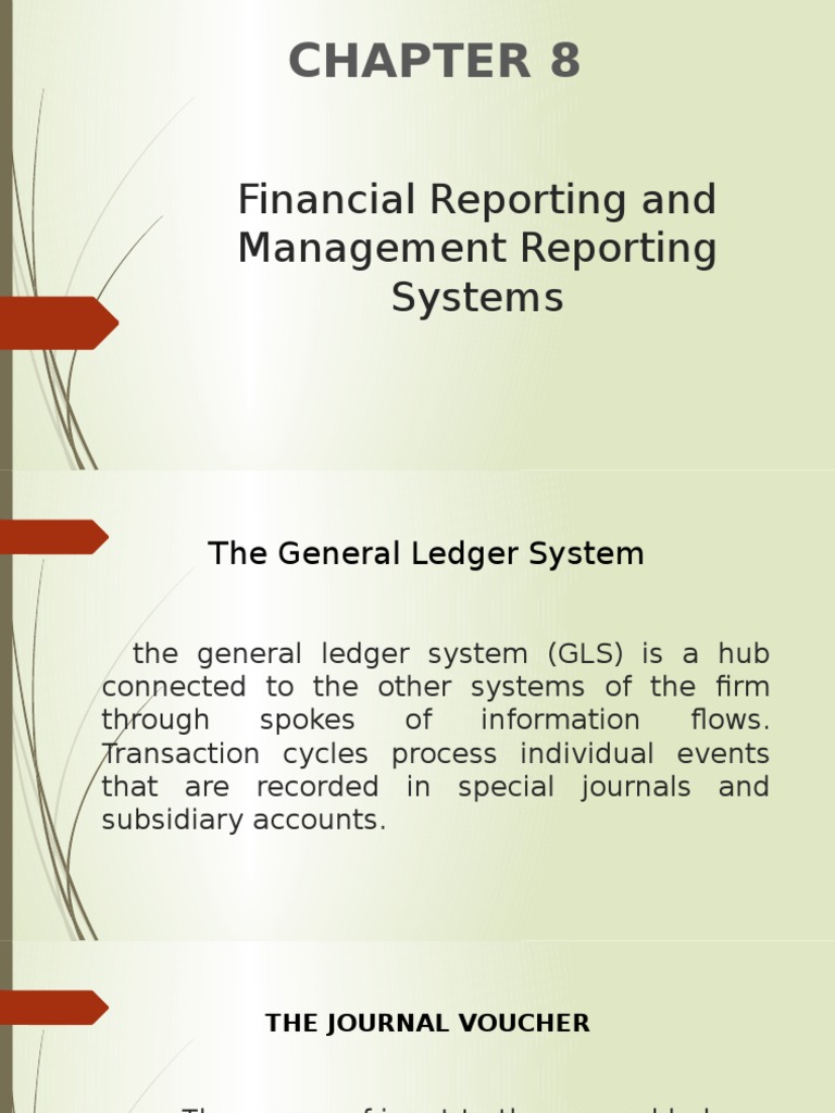 General Ledger and Financial Reporting Overview | PDF | Debits And ...