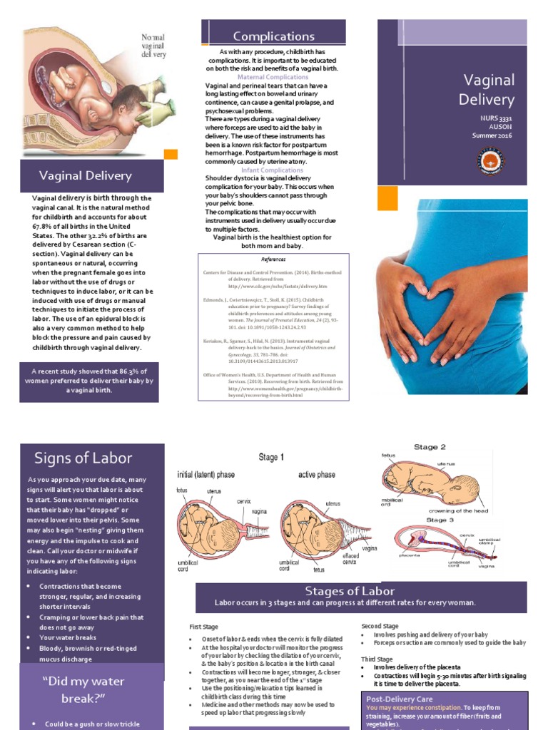 Pamphlet 2 | PDF | Childbirth | Vagina