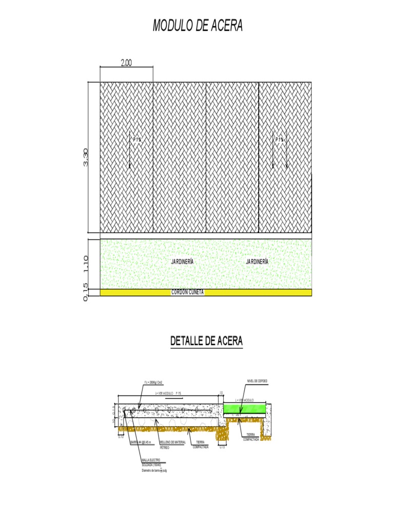 Detalle de Acera | PDF