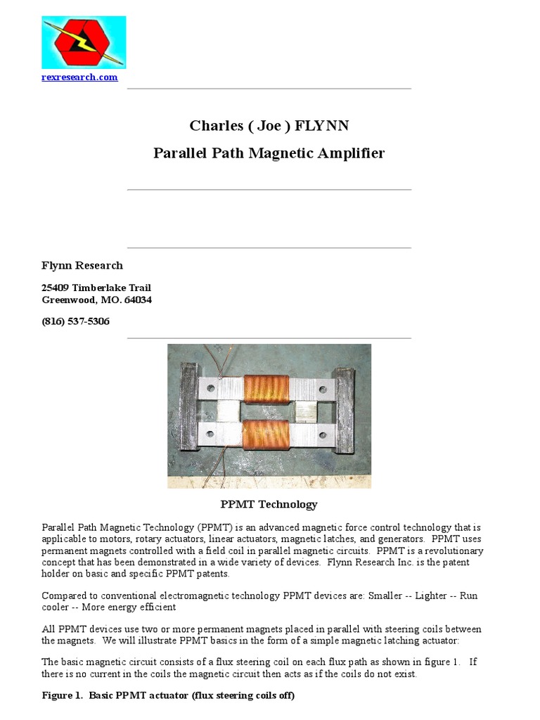 How Parallel Path Magnetic Technology Achieves Over-Unity Efficiency ...