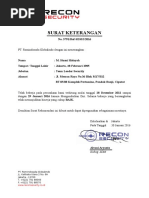 Surat Keterangan Selesai Kontrak | PDF