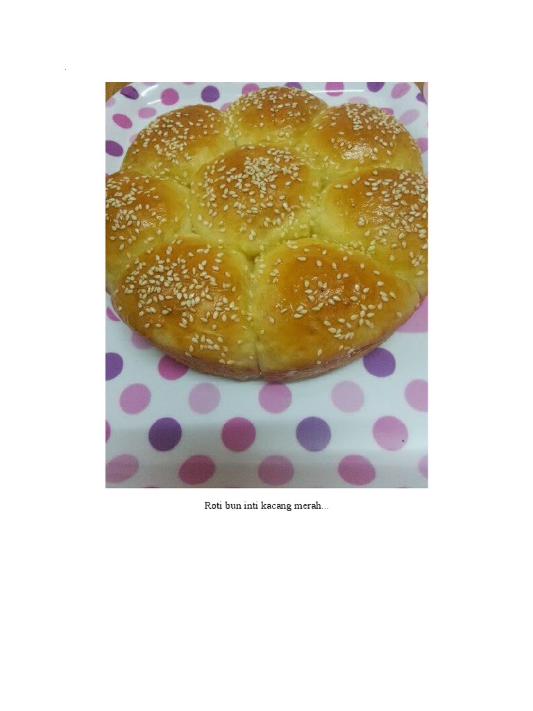 Roti Bun Inti Kacang Merah | PDF