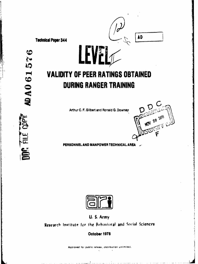 Ranger Training Evaluation | PDF | Performance Appraisal | Statistics