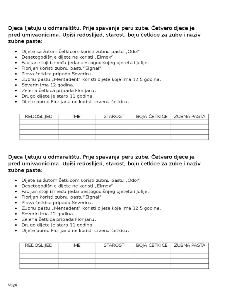 Logicki Zadaci | PDF
