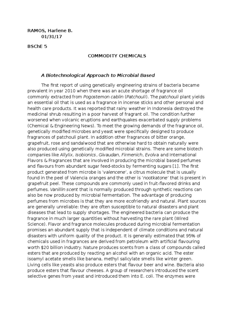 A Biotechnological Approach To Microbial Based | PDF | Fermentation ...