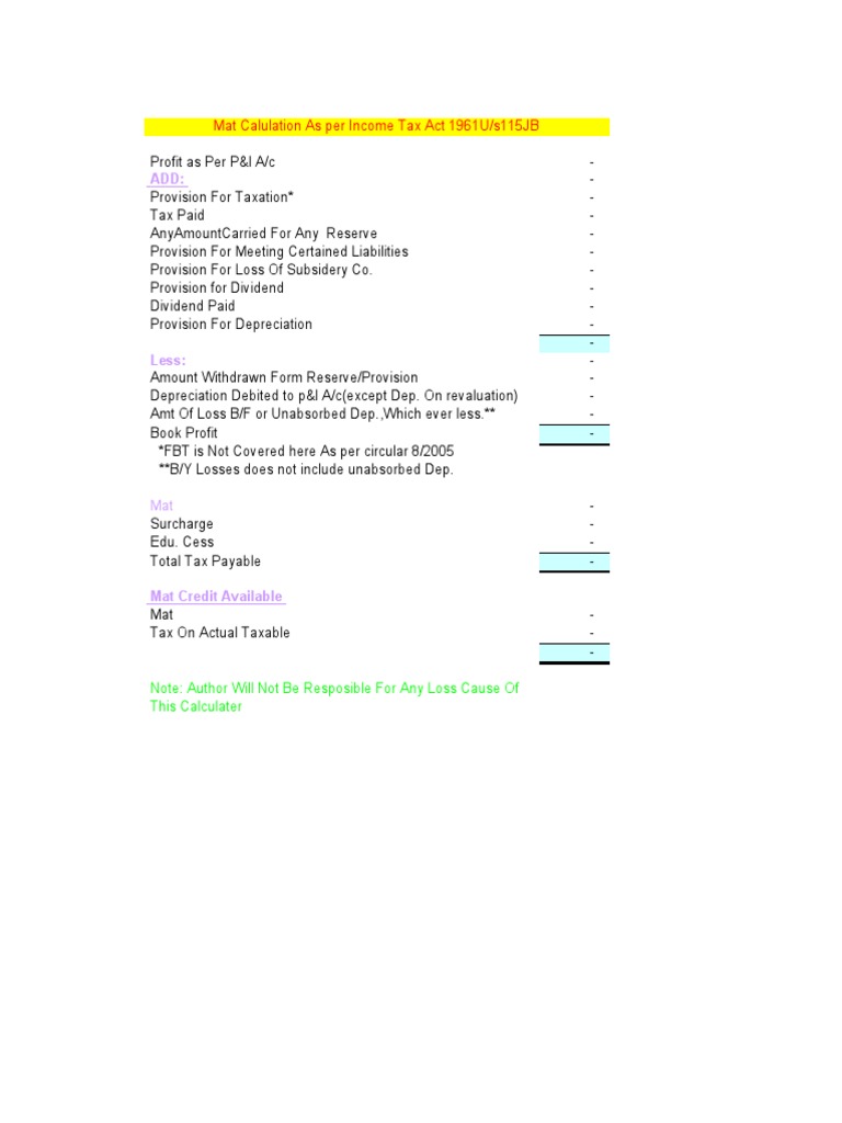 Mat Calculater | PDF