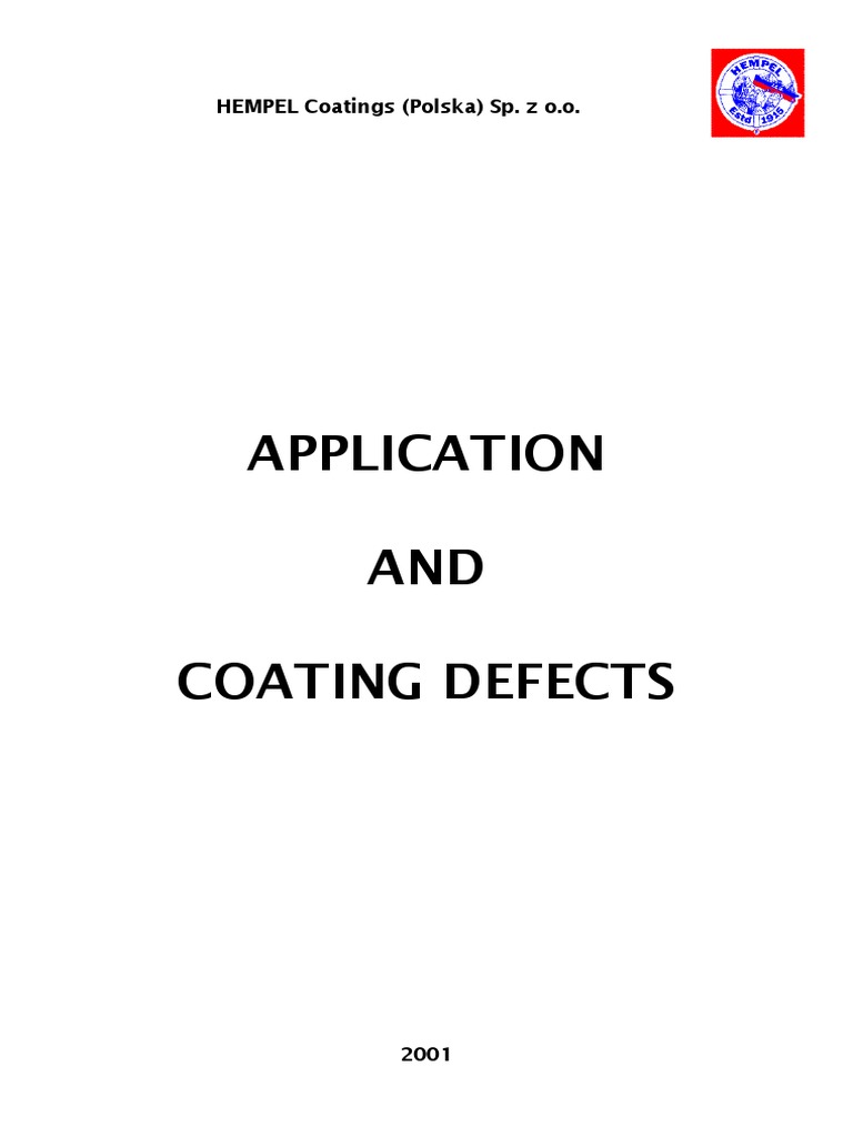 Coat Defects PDF | PDF | Rust | Paint