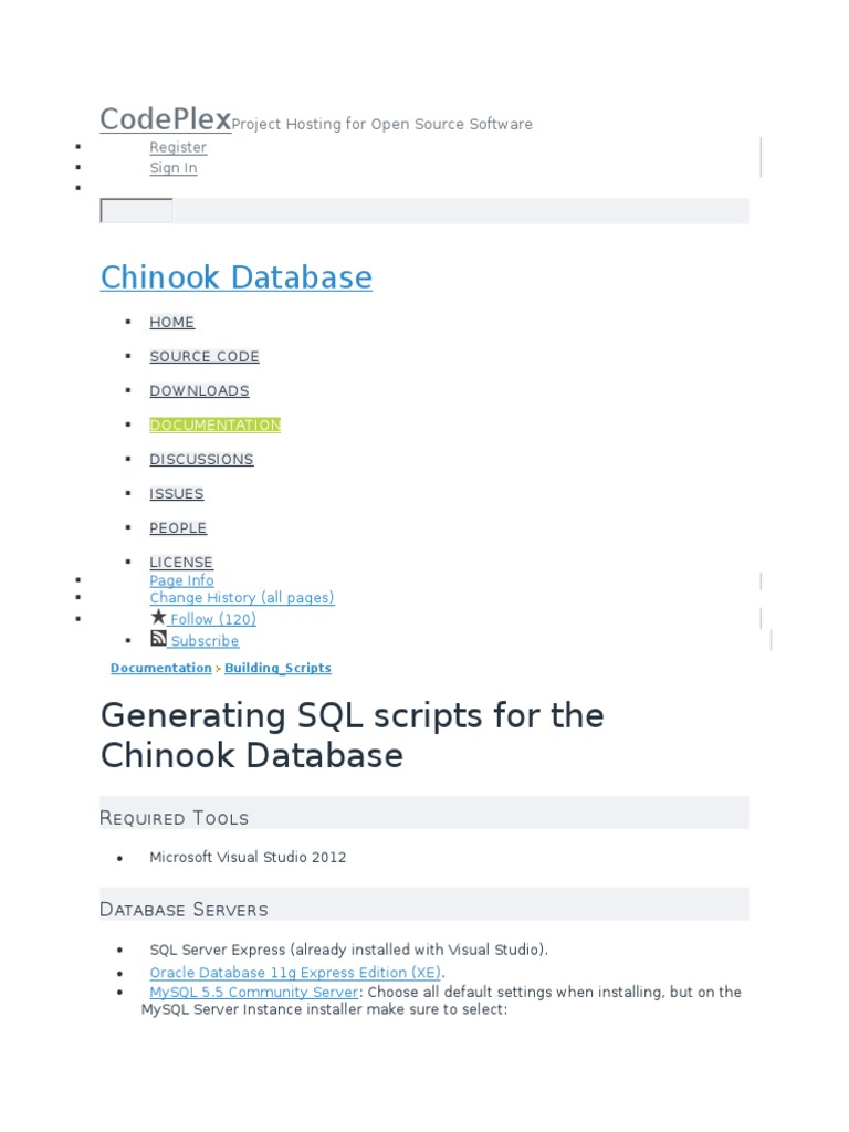Chinook | PDF | Oracle Database | Sql